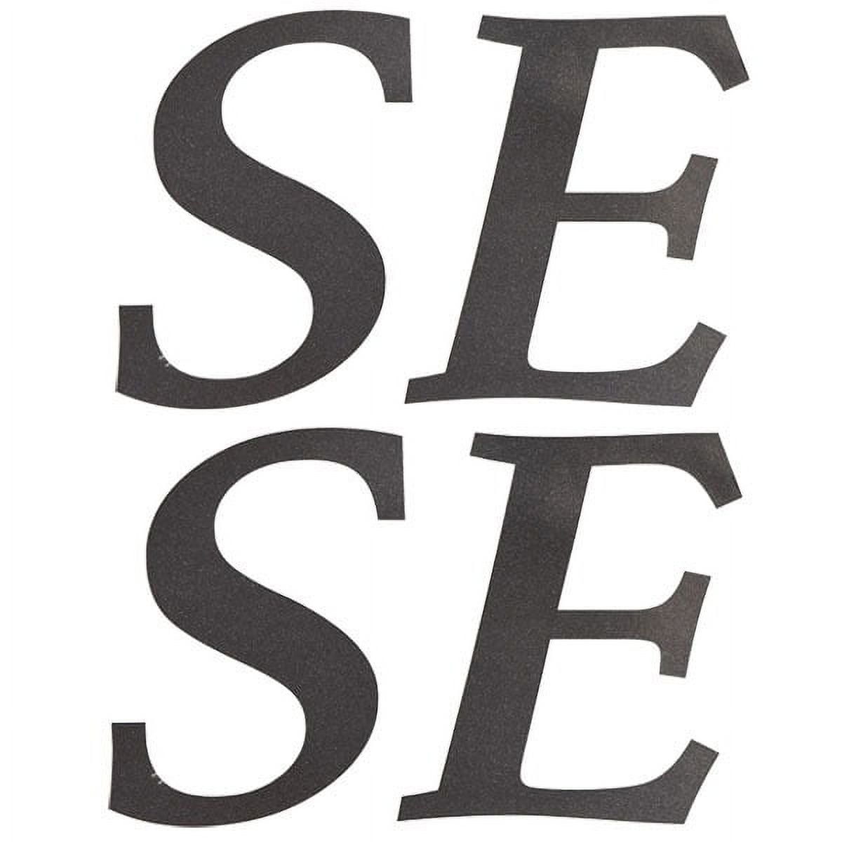 Palm Beach Boat Decal Pair | "SE" 4 7/8 Inch x 3 Inch Metallic Charcoal ...