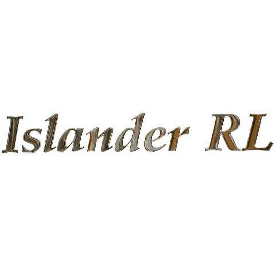 Palm Beach Boat Raised Decal 30000369 | Islander RL Silver Mirror ...