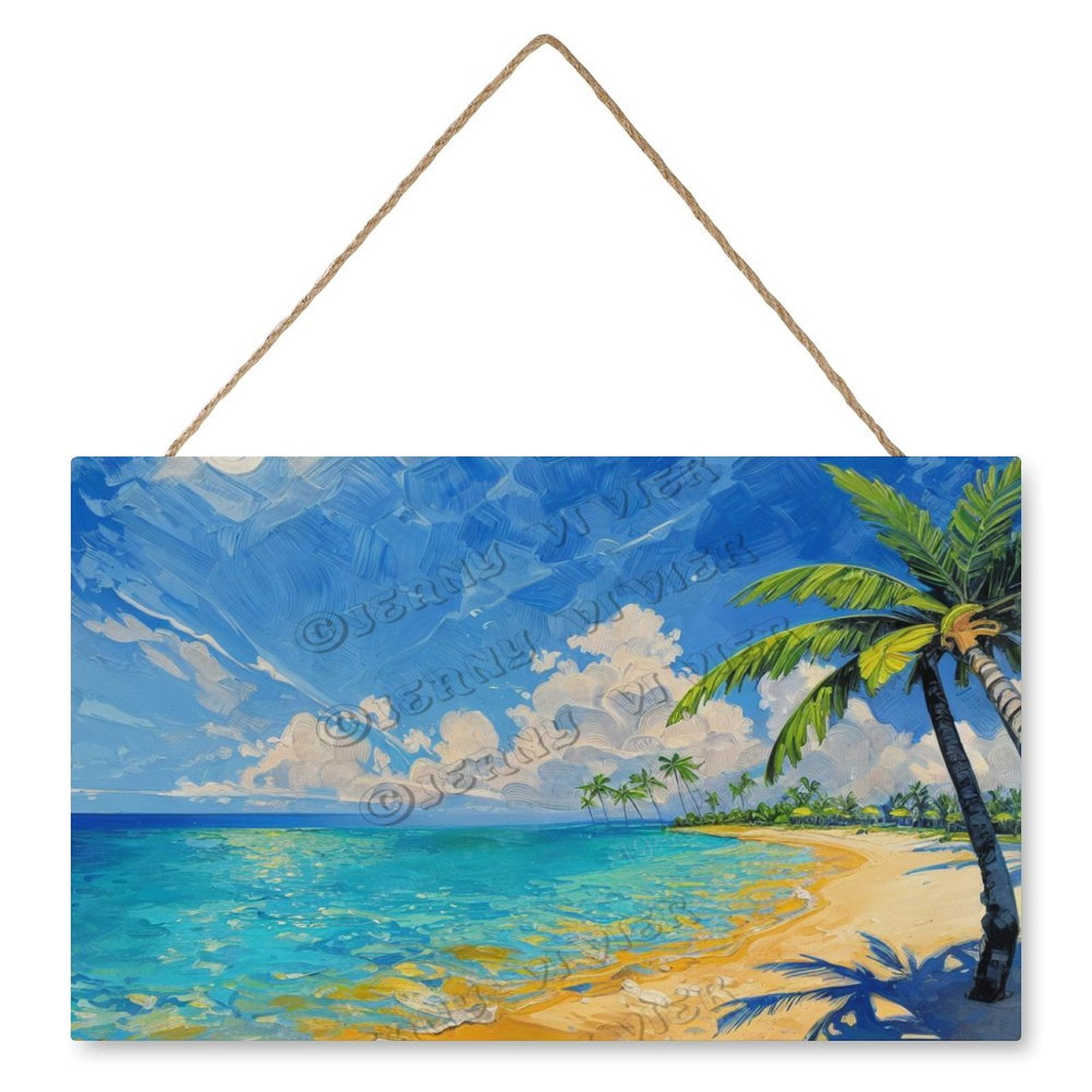 Palm Beach Home Signs Decor, Hanging Wood Sign Home Décor, Funny Wood ...