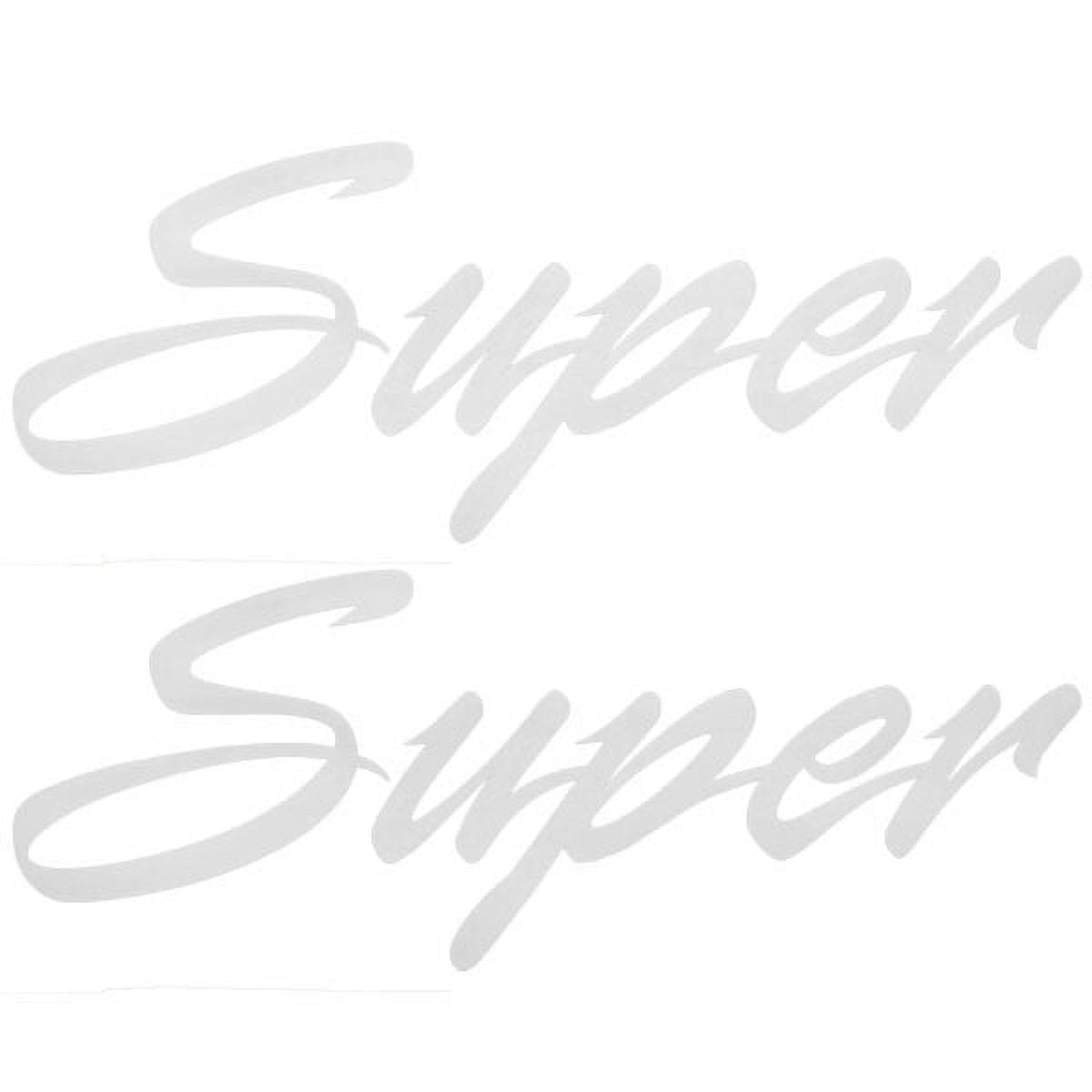 Palm Beach Pontoon Boat Logo Decal | Super White (Pair) - Walmart.com