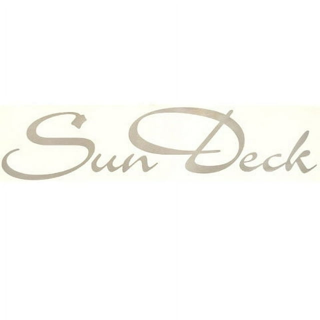 Palm Beach Pontoon Boat Logo Decal W1TAPE445 | Sun Deck Gold - Walmart.com