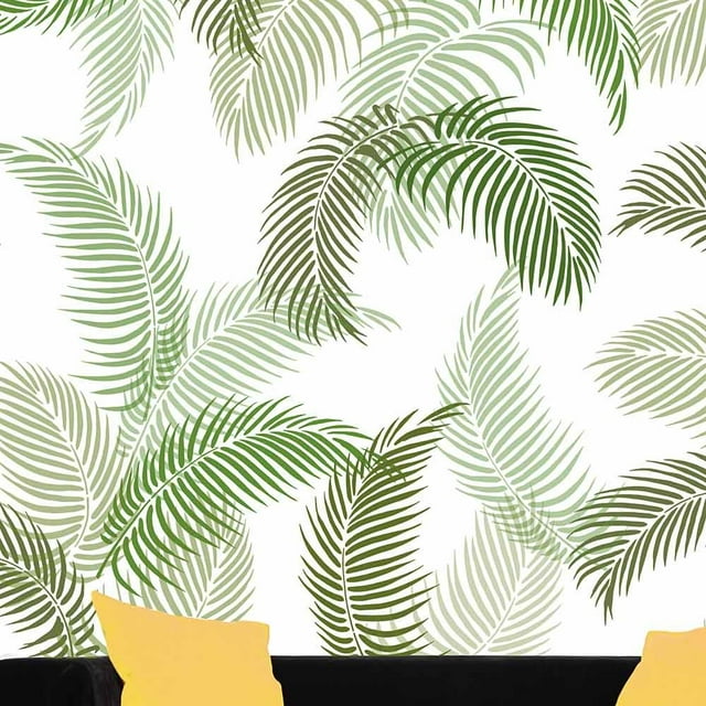 Palm Frond 3-piece Wall Stencil Kit - Walmart.com