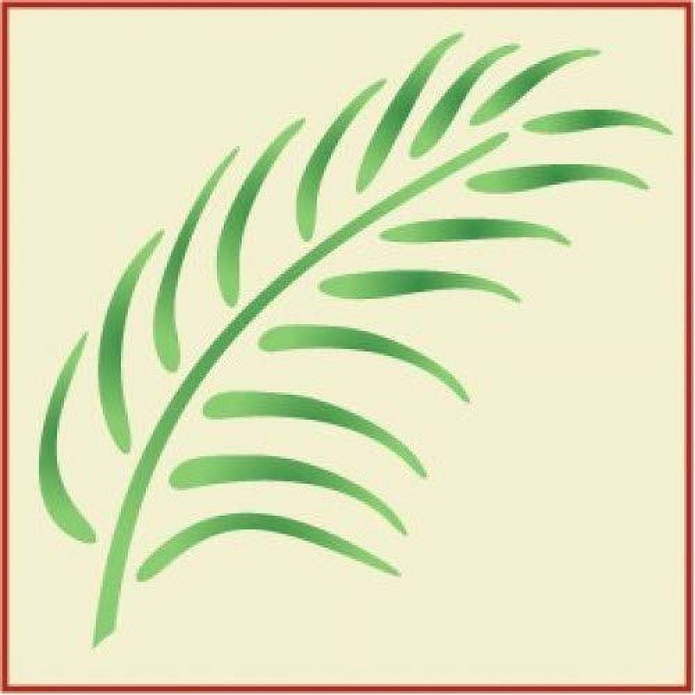 Palm Frond Stencil - Tropical Mylar for Painting Home Decor Crafting ...