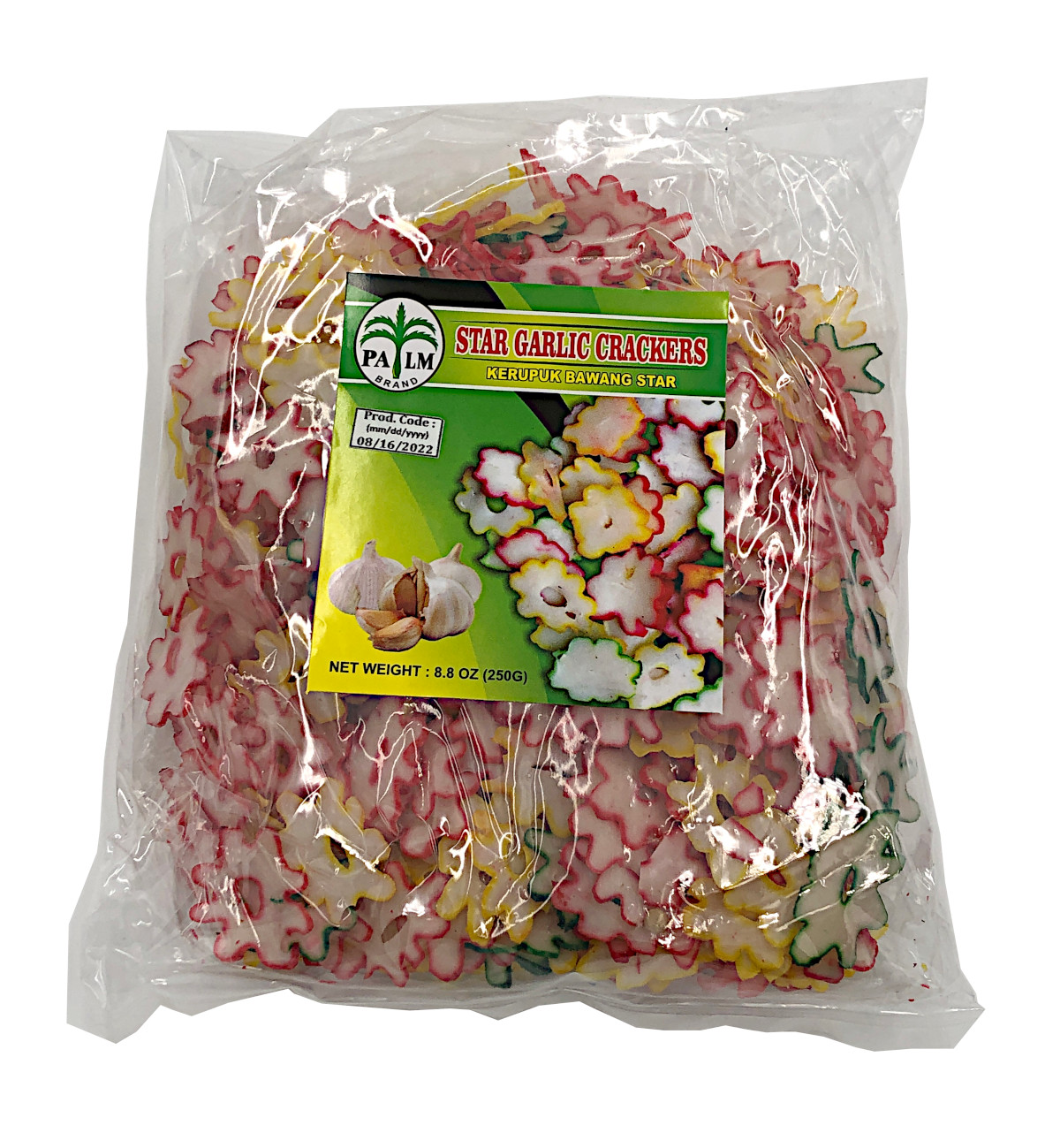 Palm Garlic Crackers Star (Raw) Pack of 3 - Walmart.com