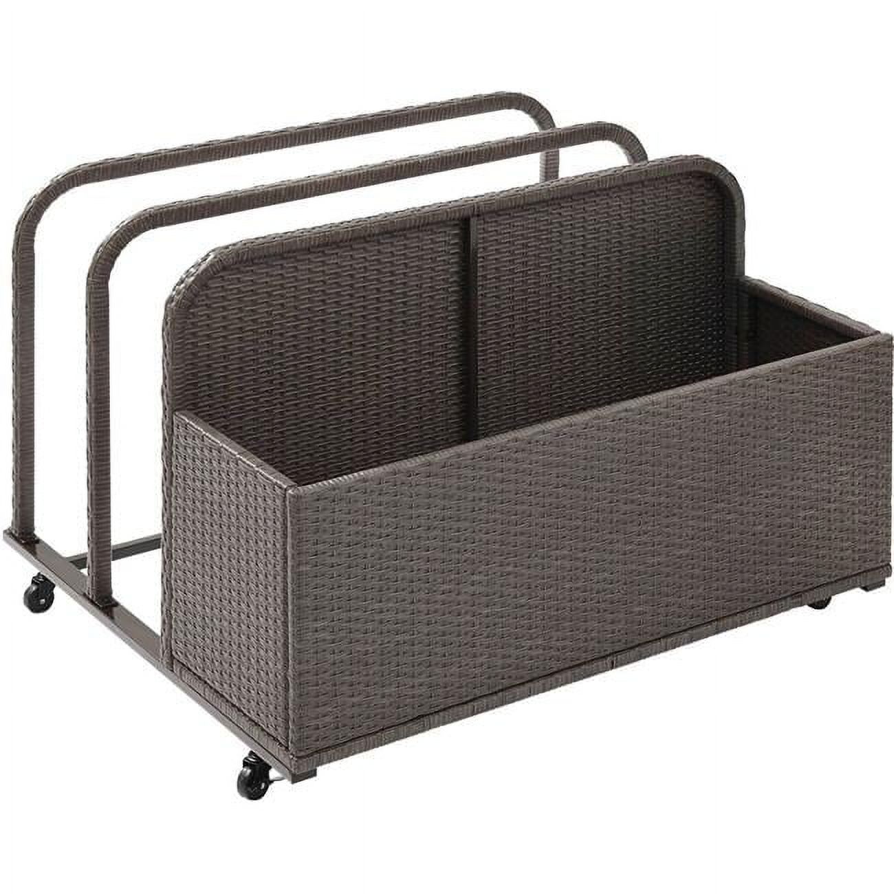 Palm Harbor Outdoor Wicker Rolling Pool Float Caddy - Grey - Walmart.com