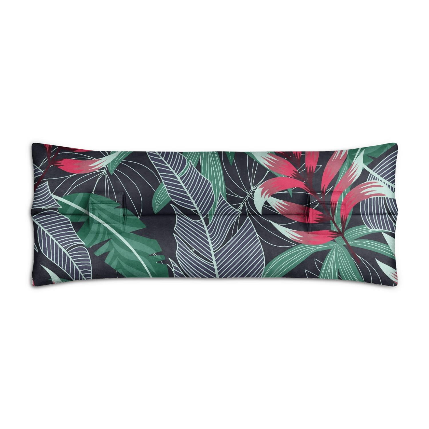 Palm Inspired Post Surgery Seatbelt Cushion - Vibrant Jungle Leaves ...