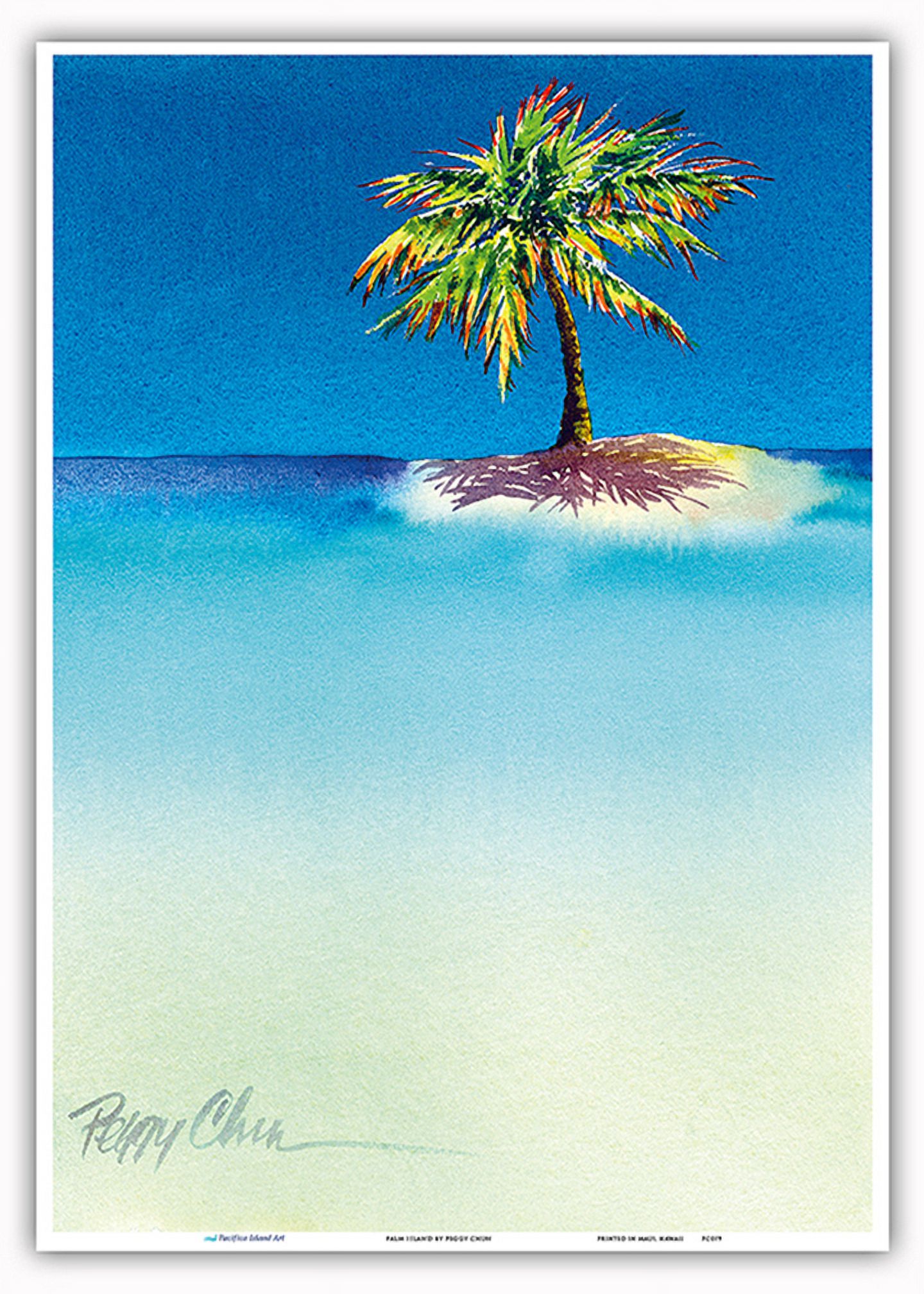 Palm Island - Tiny Hawaiian Island (Mokupuni) - From an Original Hawaii ...