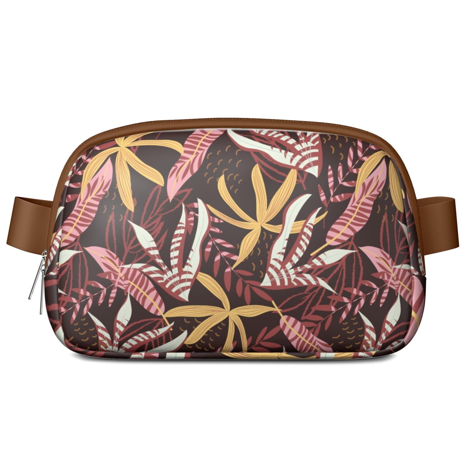 Palm Leaf Fanny Pack – Aesthetic Hawaiian Waist Bag with Exotic ...