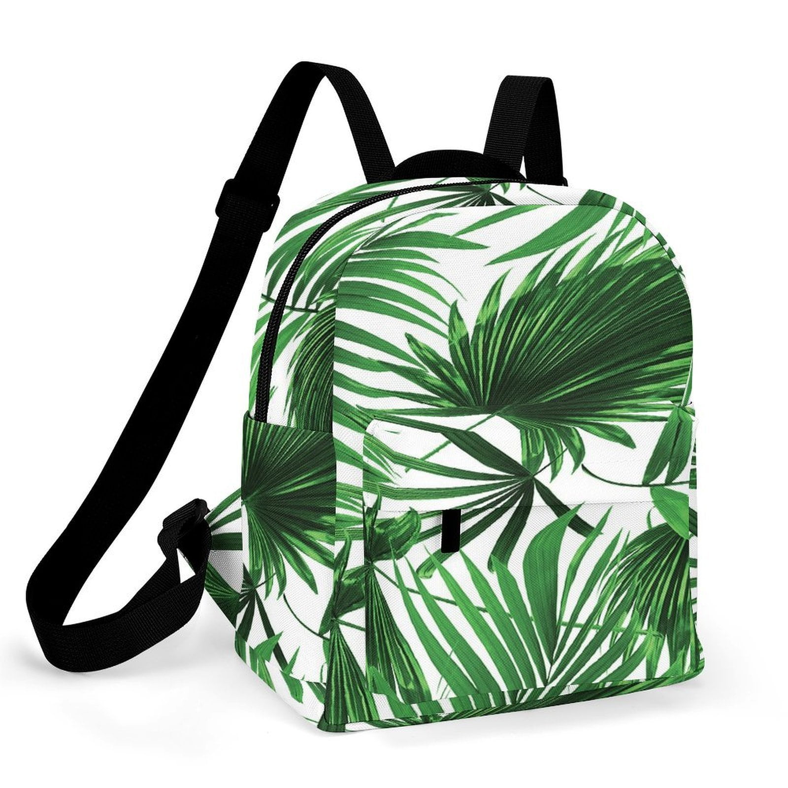 Palm Leaf Realistic Vivid Leaves Of Palm Tree Small Backpack Cute Mini ...
