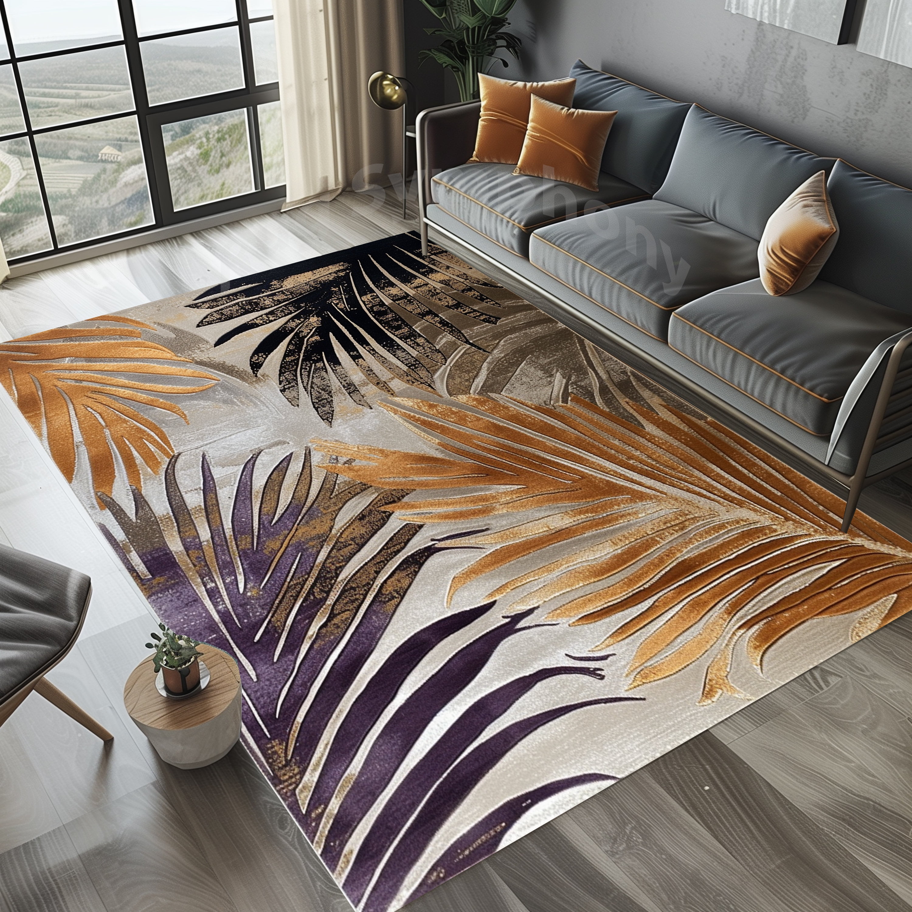 Palm Leaf Rug 2x3 ft = 65x95 cm - Walmart.com
