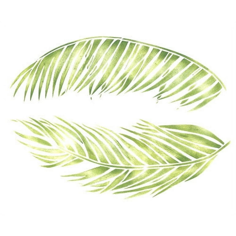Palm Leaves Stencil