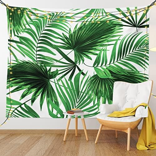 Palm Leaf Tapestry Realistic Leaves Of Palm Tree Growth Ecology Botany