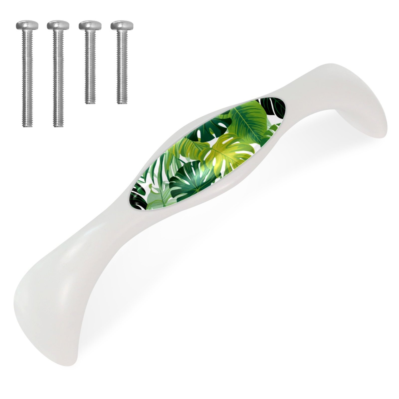 Palm Leaf Tropical Kitchen Cabinet Pull Knobs Drawer Hardware Handles ...