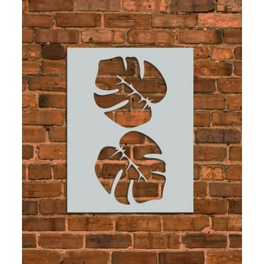Palm Frond 3-piece Wall Stencil Kit - Walmart.com