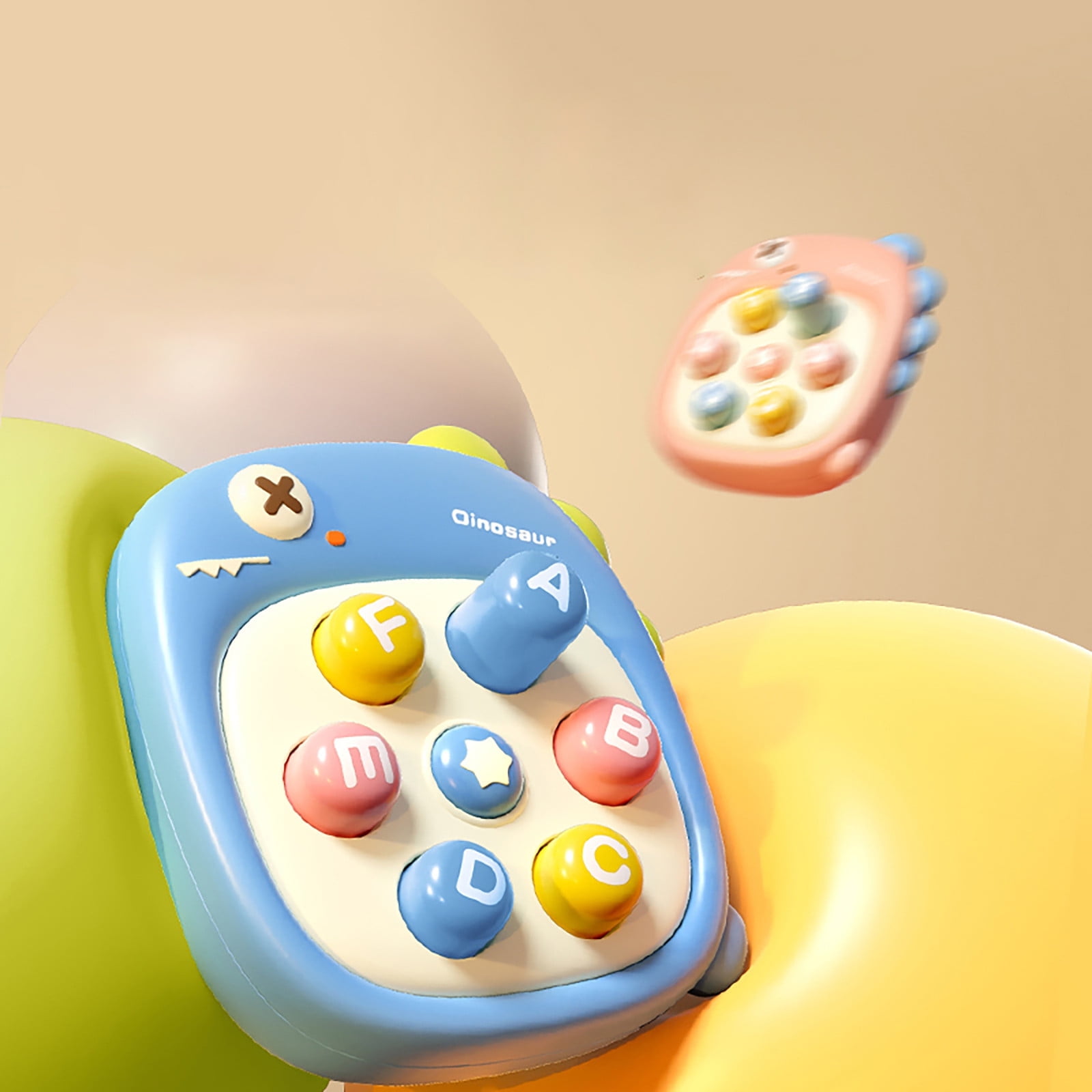 Palm Mini Whack A Mole Game Cute Dinosaur Press The Letters Game ...