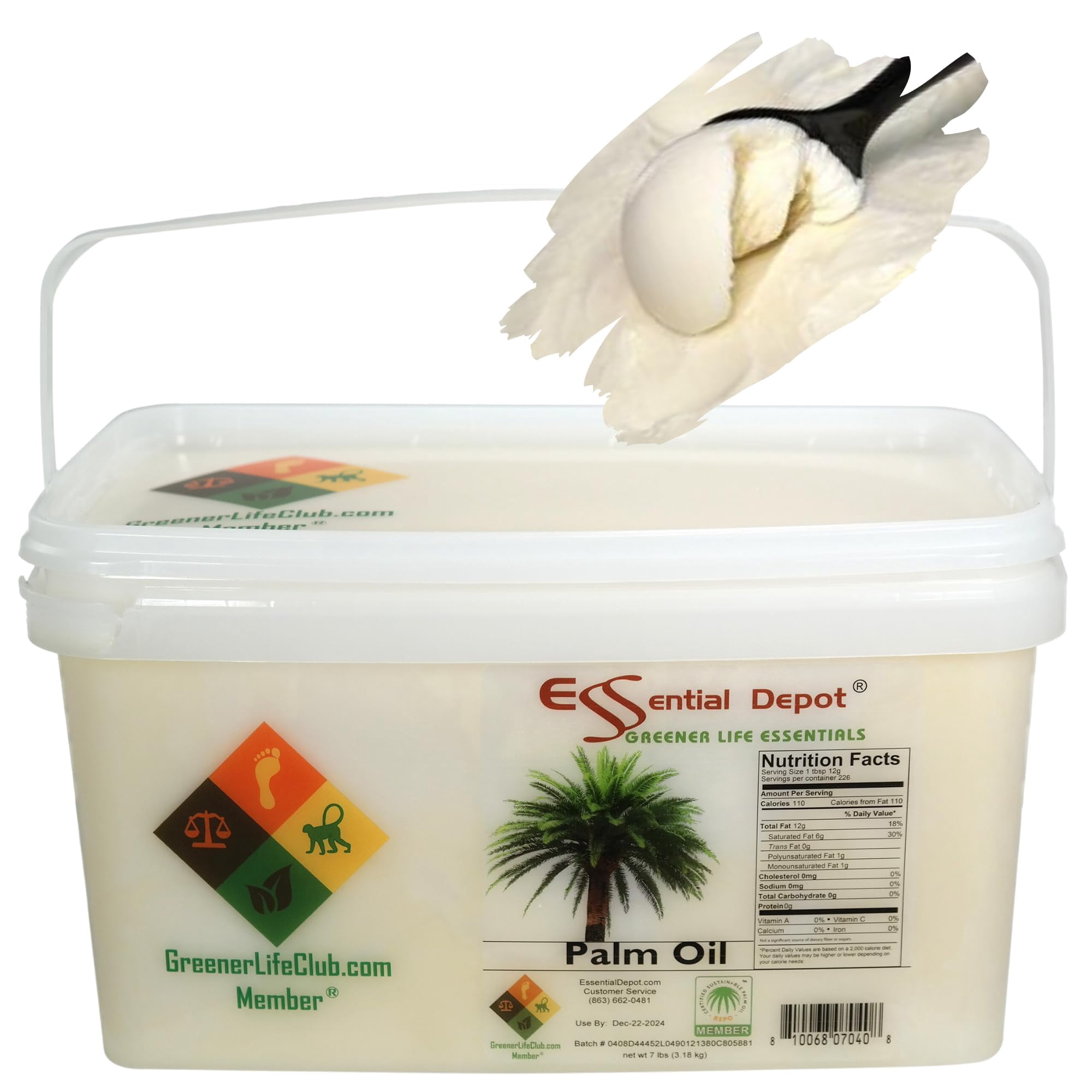 Palm Oil -ITSC RSPO Certified - Sustainable - Food Grade - Not ...