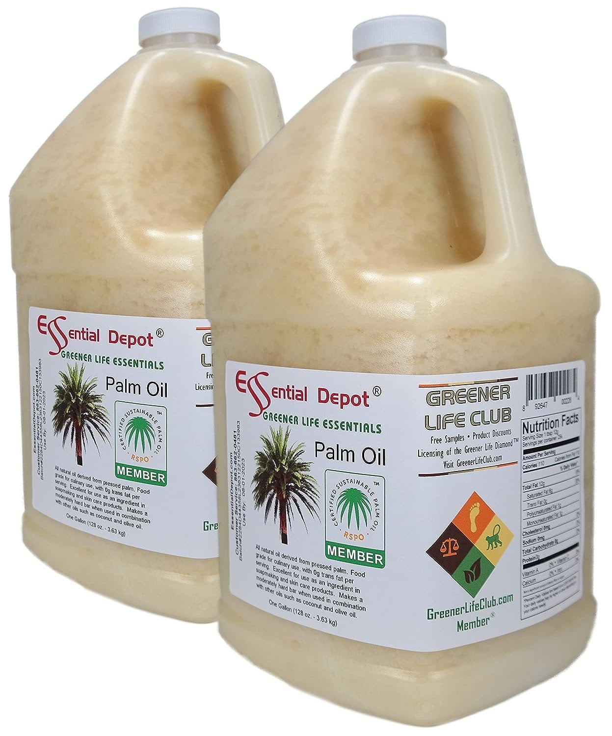 Palm Oil - RSPO Certified - Sustainable - Food Grade - Kosher - Not ...