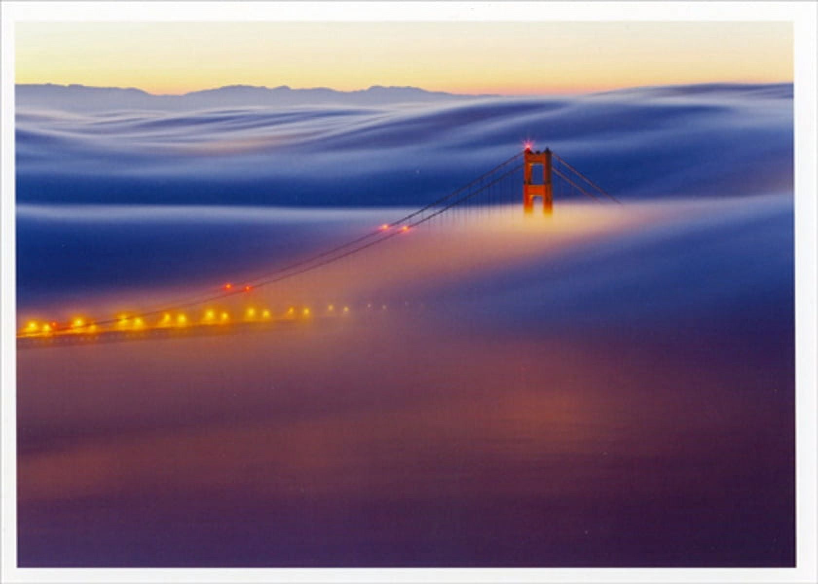 Palm Press Bridge in Clouds at Winter Box of 10 Christmas Cards ...