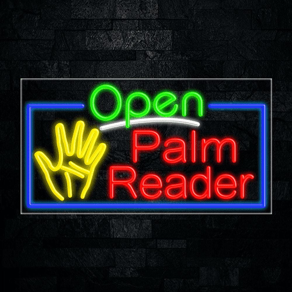 Palm Reader LED Neon Sign 33"L x 18"H #35544 - Walmart.com