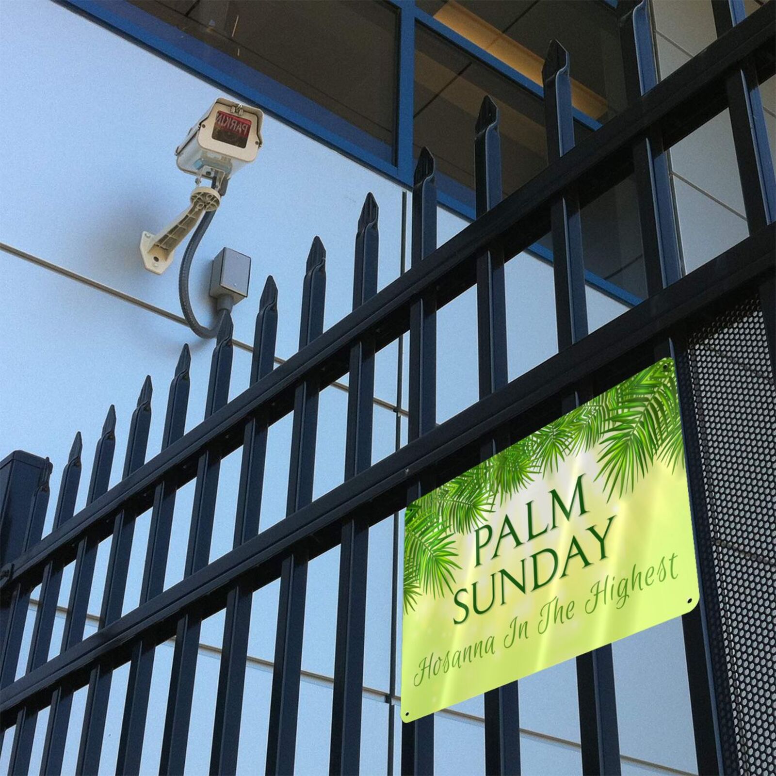 Palm Sunday Sign 12x8in Indoor Outdoor Metal Information For Road Signs ...