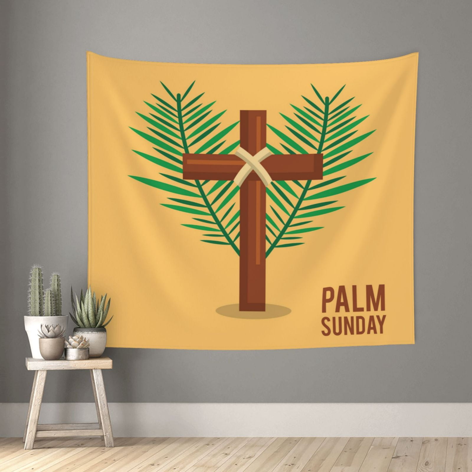 Palm Sunday Tapestry Banner Backdrop Flag Background Decoration for ...