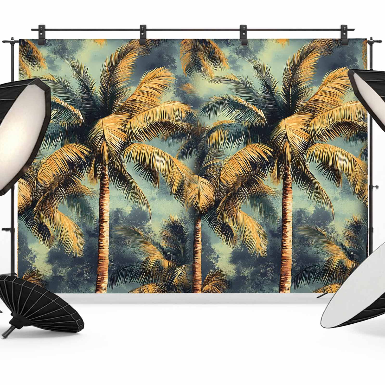 Palm Tree Backdrop for Photoshoot,Photography Photo Studio Background ...