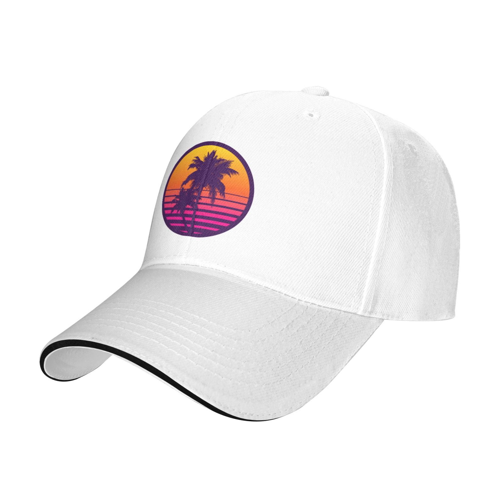 Palm Tree Baseball Caps Unisex Hats Classic Adjustable Sandwich Cap Dad ...