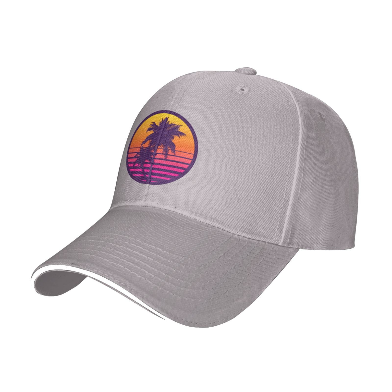 Palm Tree Baseball Caps Unisex Hats Classic Adjustable Sandwich Cap Dad ...