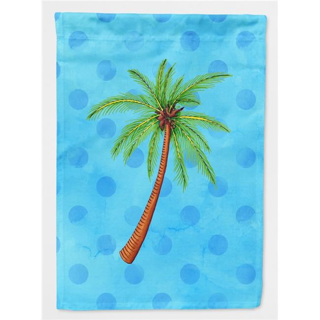 Palm Tree Blue Polkadot Flag, Garden Size - Walmart.com