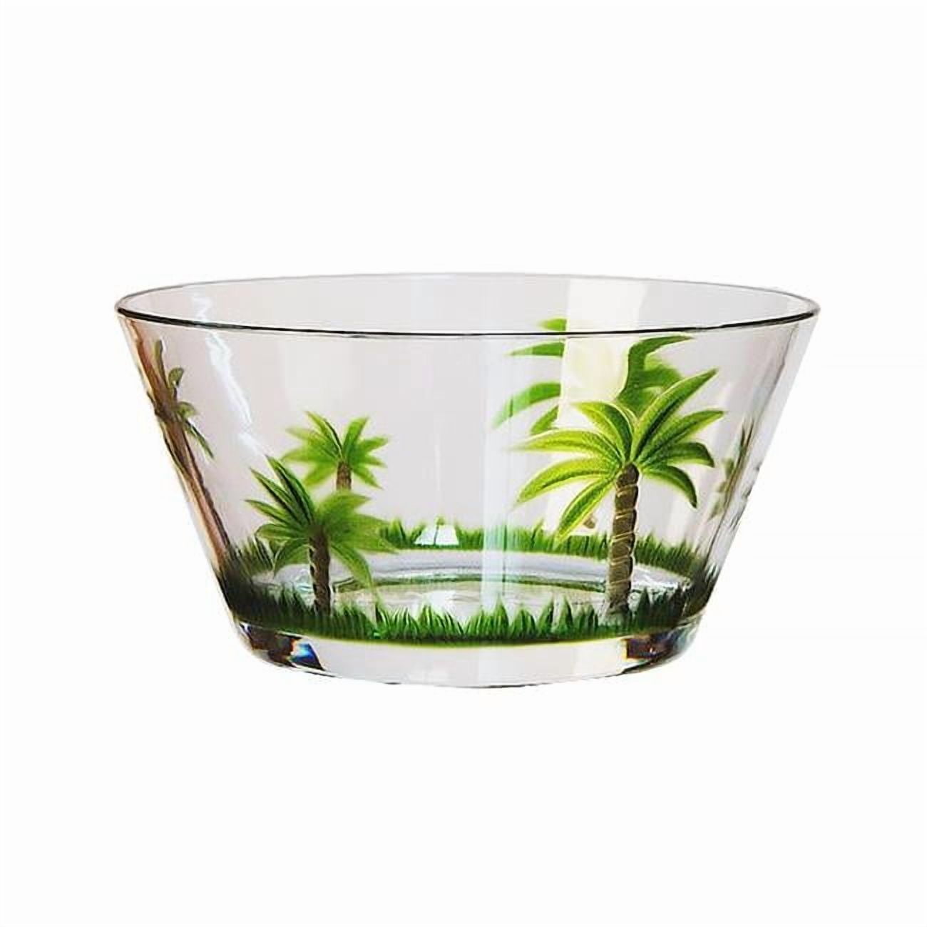 Palm Tree Design Small Acrylic Bowl Set of 4 - Classic Series for ...
