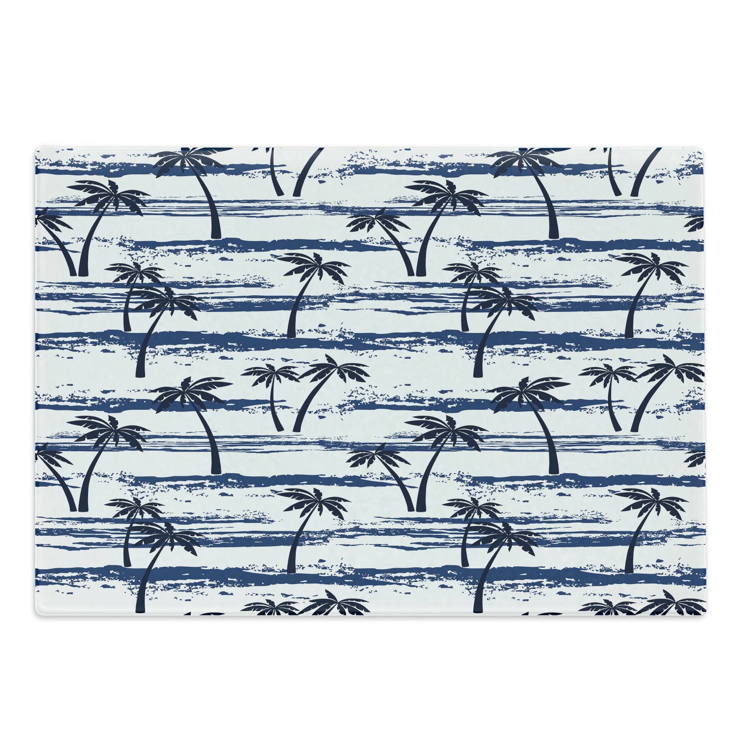 Palm Tree Cutting Board, Pattern Sea Summer Romantic Beach Island ...