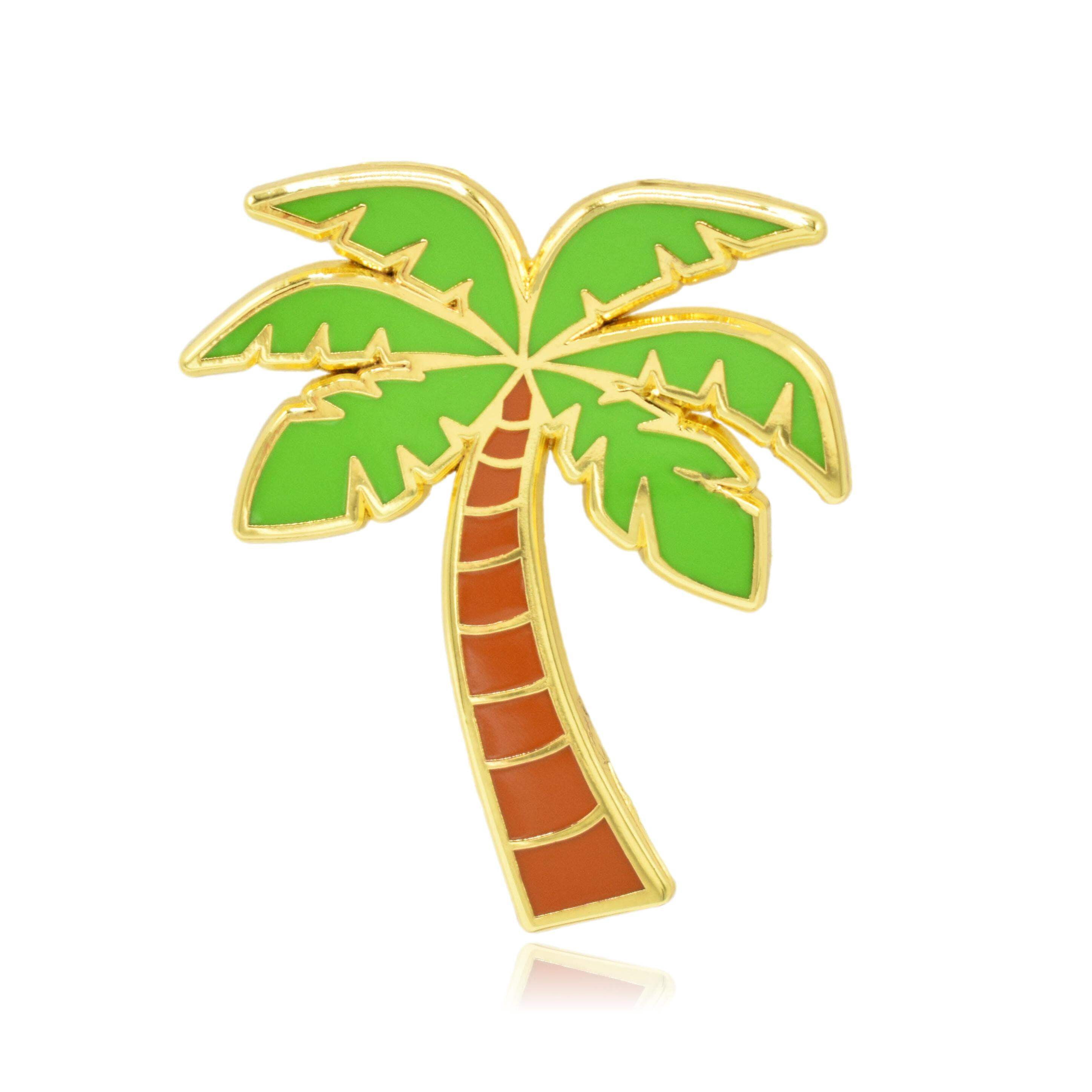 Palm Tree Hard Enamel Lapel Pin | Clayton Jewelry Labs - Walmart.com