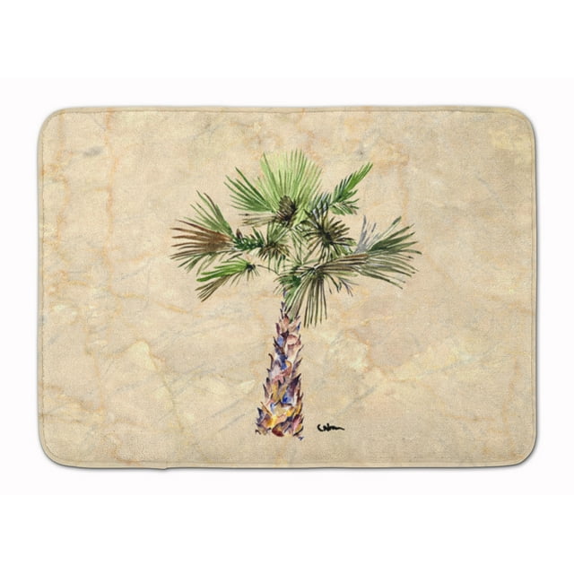 Palm Tree Machine Washable Memory Foam Mat - Walmart.com