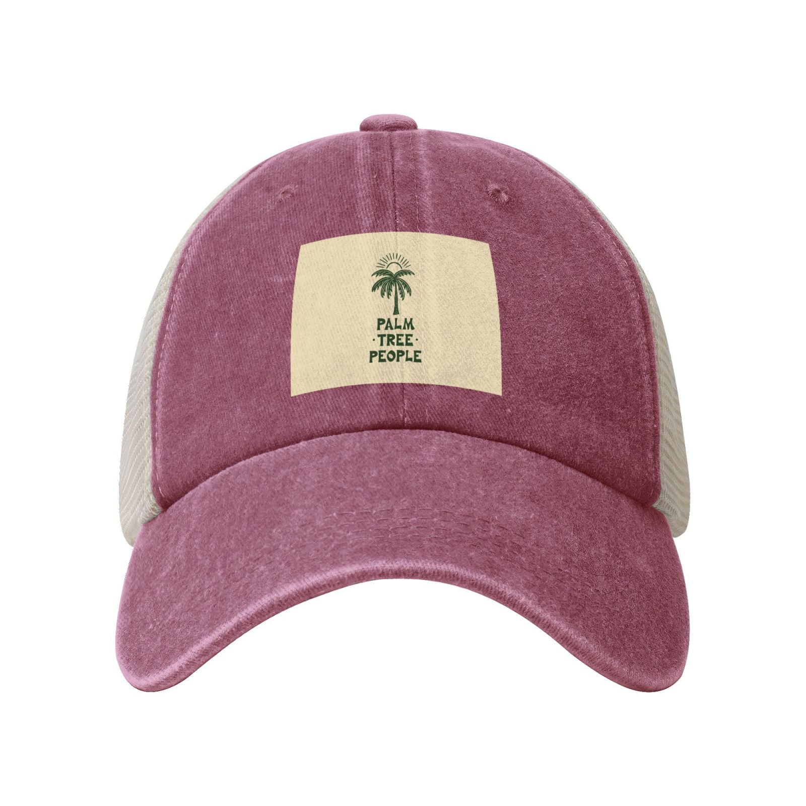 Palm Tree People Logo Unisex Cowboy Mesh Baseball Cap Adjustable ...