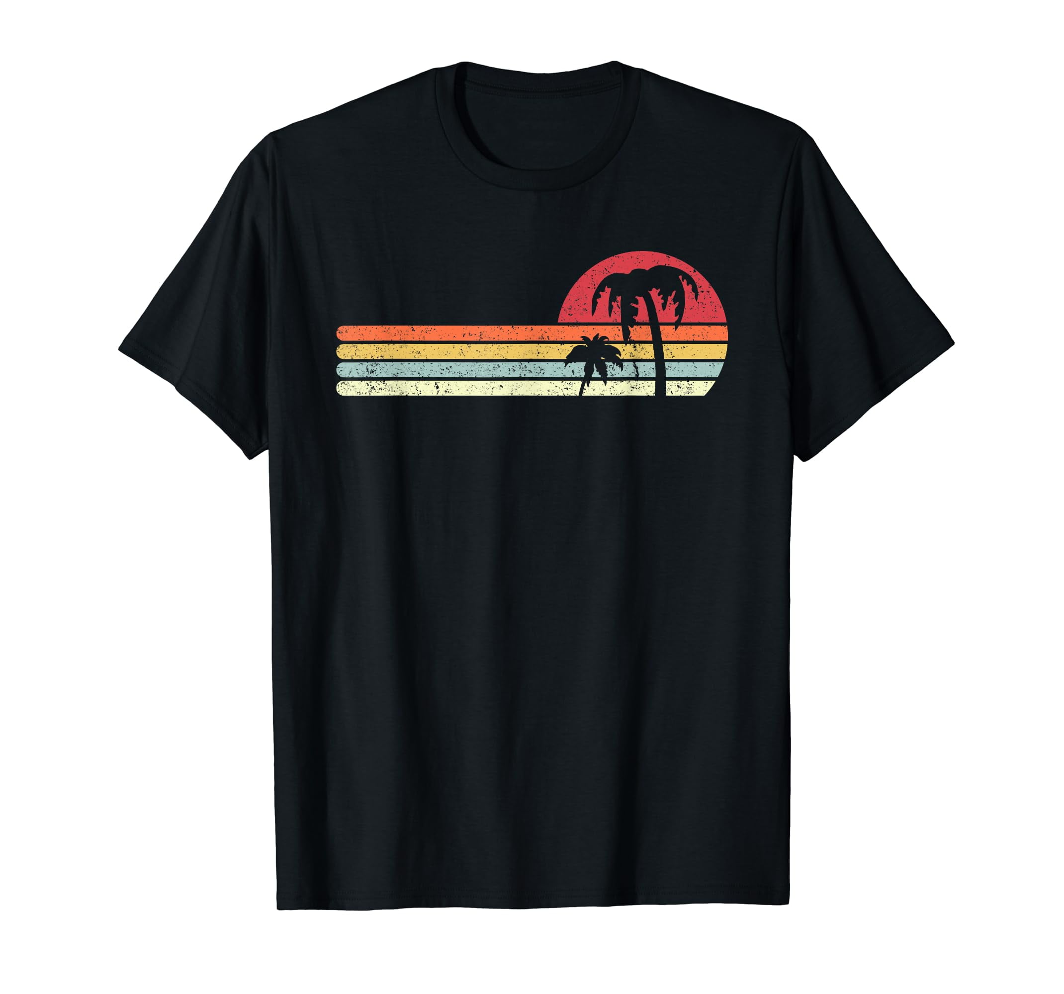 Palm Tree Shirt. Retro Style Tropical Beach T-Shirt - Walmart.com