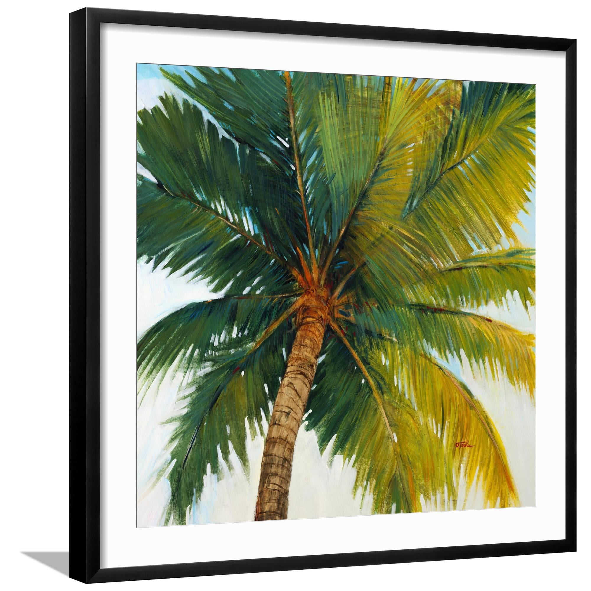 Art.com Palm Tree Sky Giclee Print by Tim O'toole, Black Frame Wall Art ...