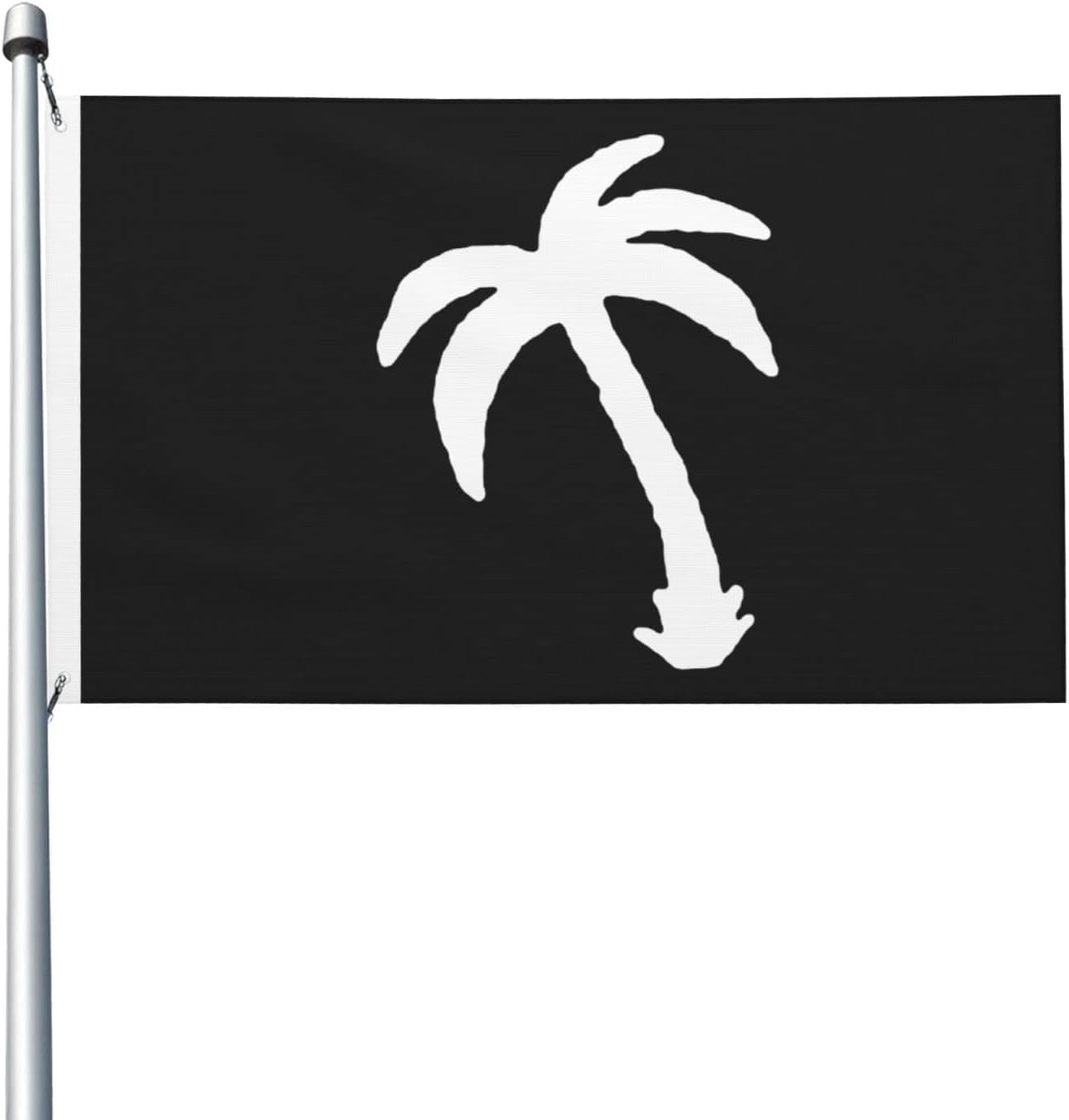 Palm Tree Slanted Flag 3x5 Ft Outdoor Decoration Banner Yard Flag With ...
