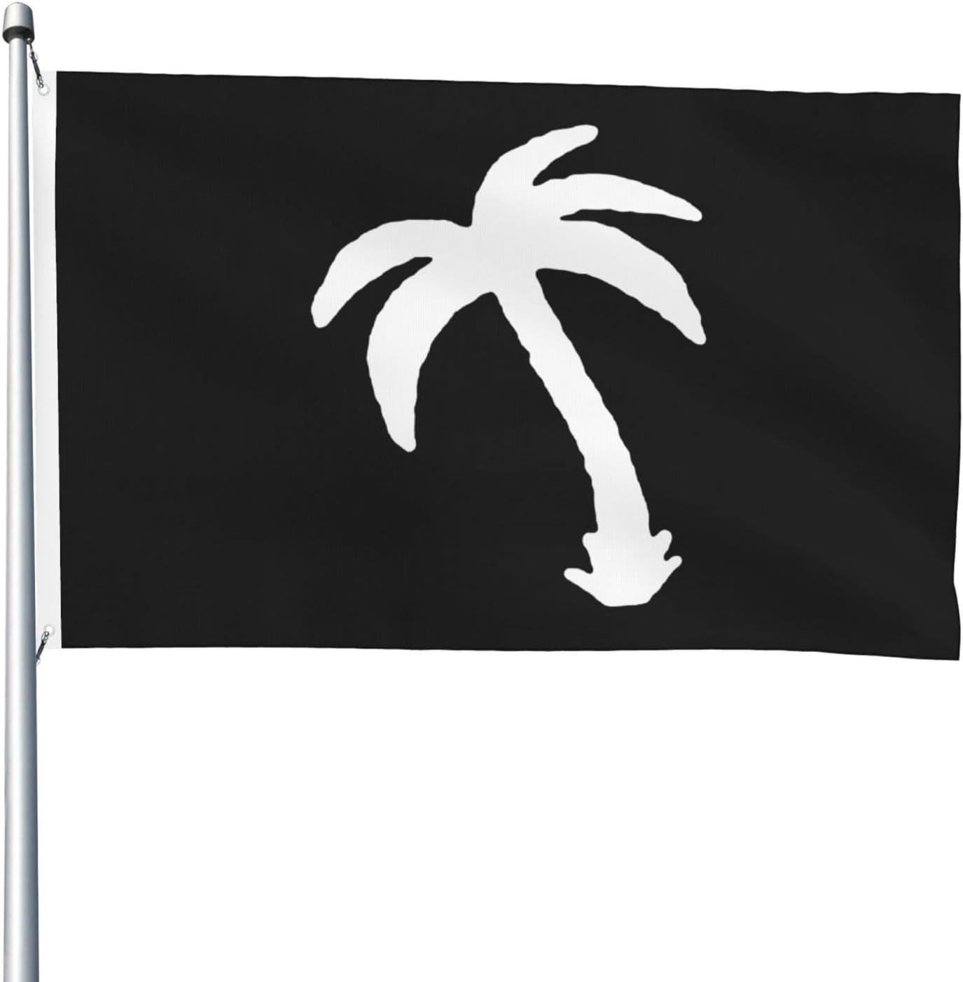 Palm Tree Slanted Flag 4x6 Ft Outdoor Decoration Banner Yard Flag With ...