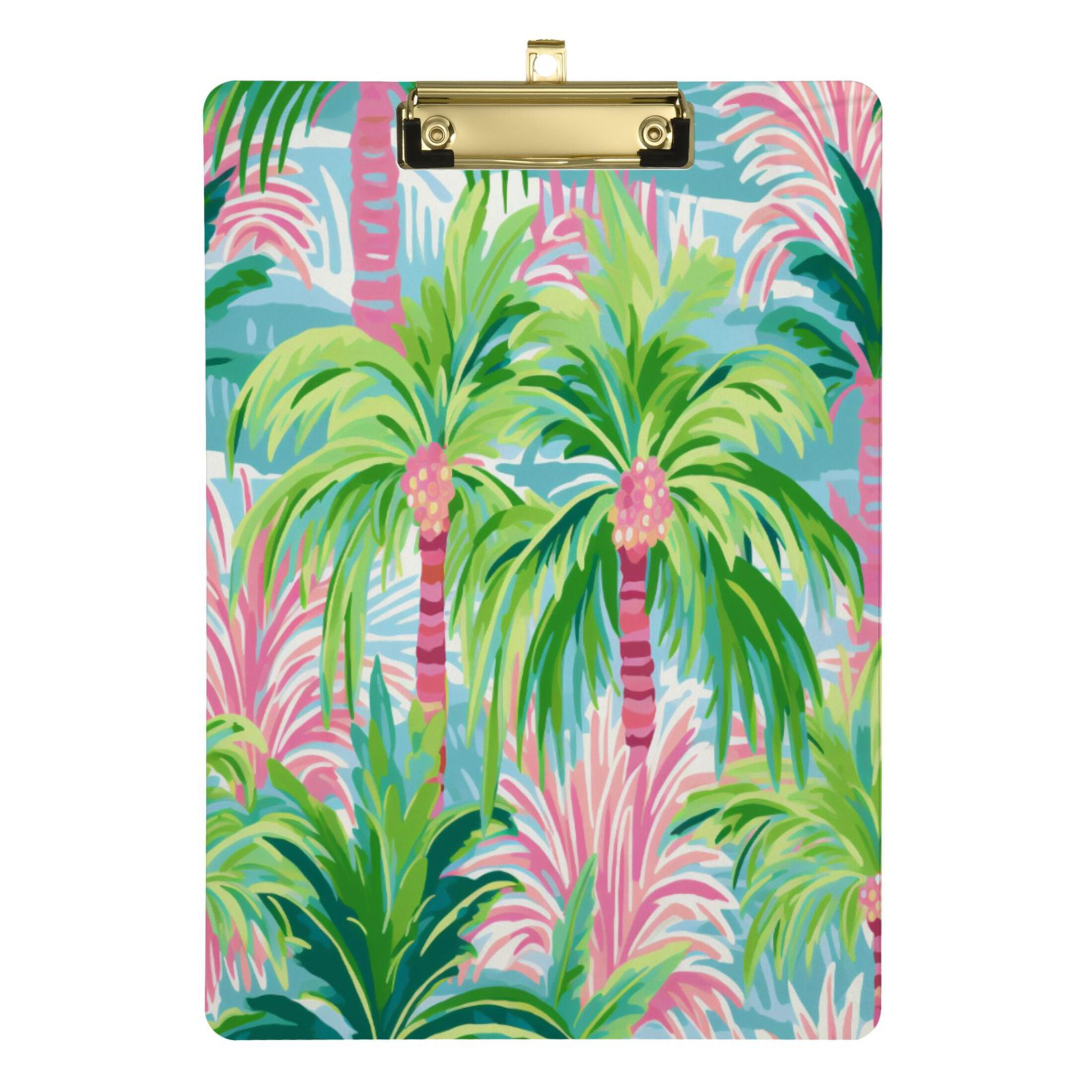 Palm Tree Summer Acrylic Clipboards A4 Standard Letter Size Clipboard ...