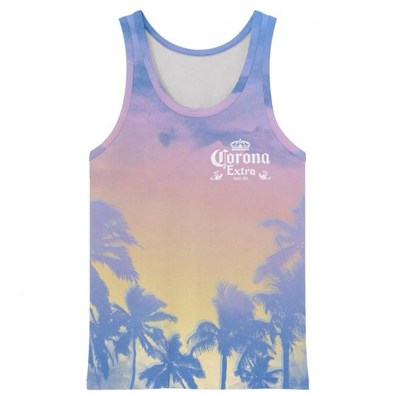 Palm Tree Sunset Tank Top, Multi Color - Extra Large - Walmart.com