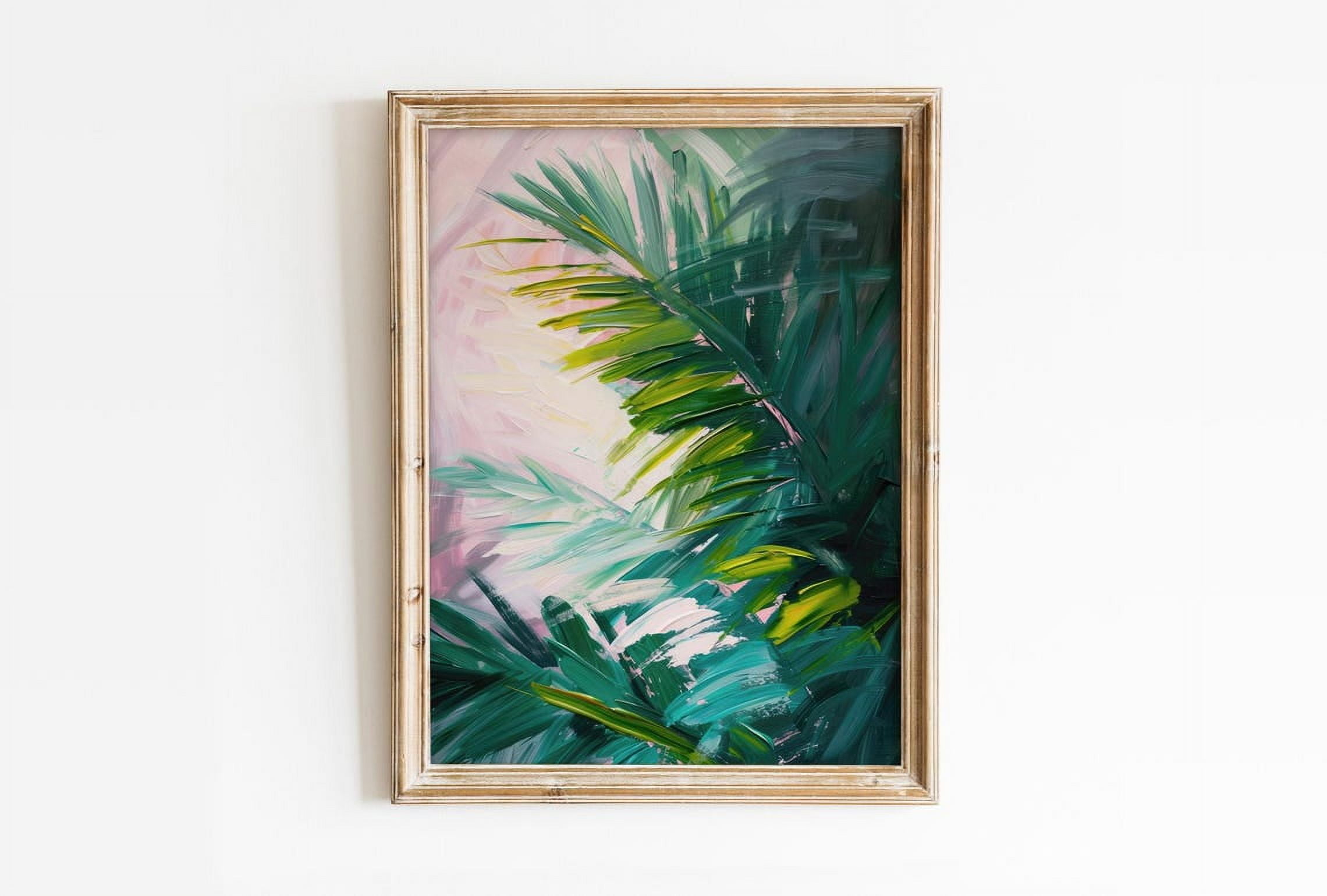 Palm Tree Wall Art, Trendy Coconut Girl Print, Preppy Summer Room Decor ...