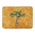 Palm Tree on Gold Machine Washable Memory Foam Mat - Walmart.com