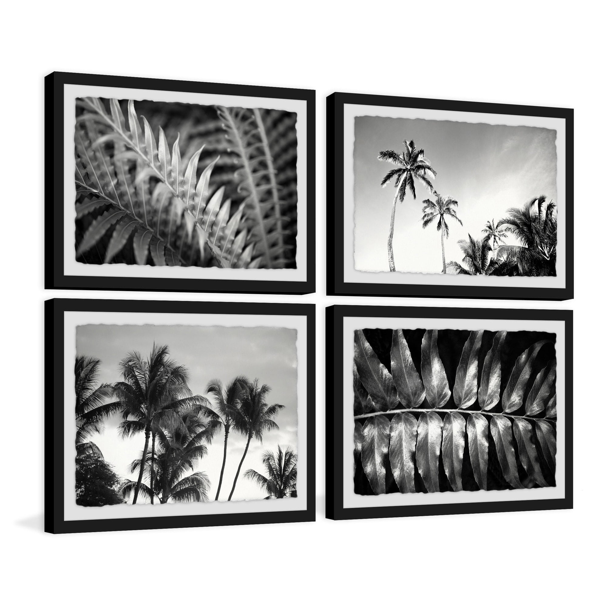 Palm Trees Quadriptych - Walmart.com