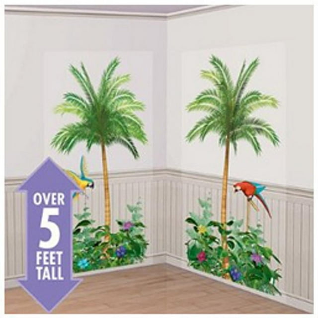 Palm Trees Scene Setter Wall Decorations (2pc) - Walmart.com