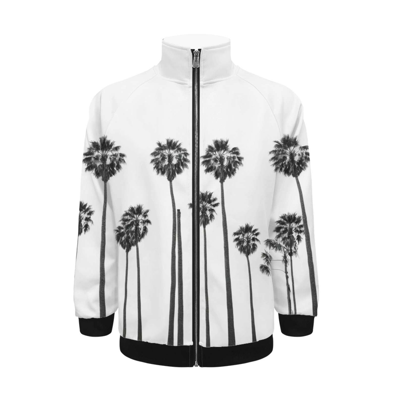 Palm Trees Silhouette Art Jacket Men's Street Cool Long Sleeves Coat ...