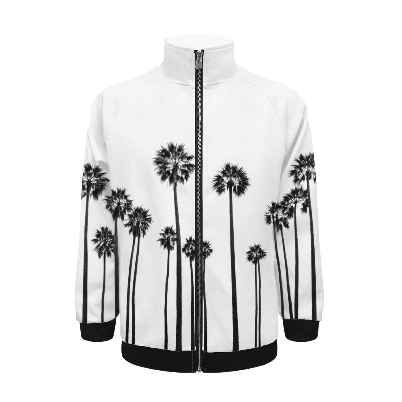 Palm Trees Silhouette Art Jacket Men's Street Cool Long Sleeves Coat ...