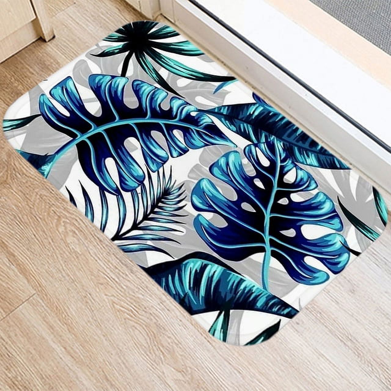 Palm leaf tropical plant decorative carpet modern living room bedroom ...