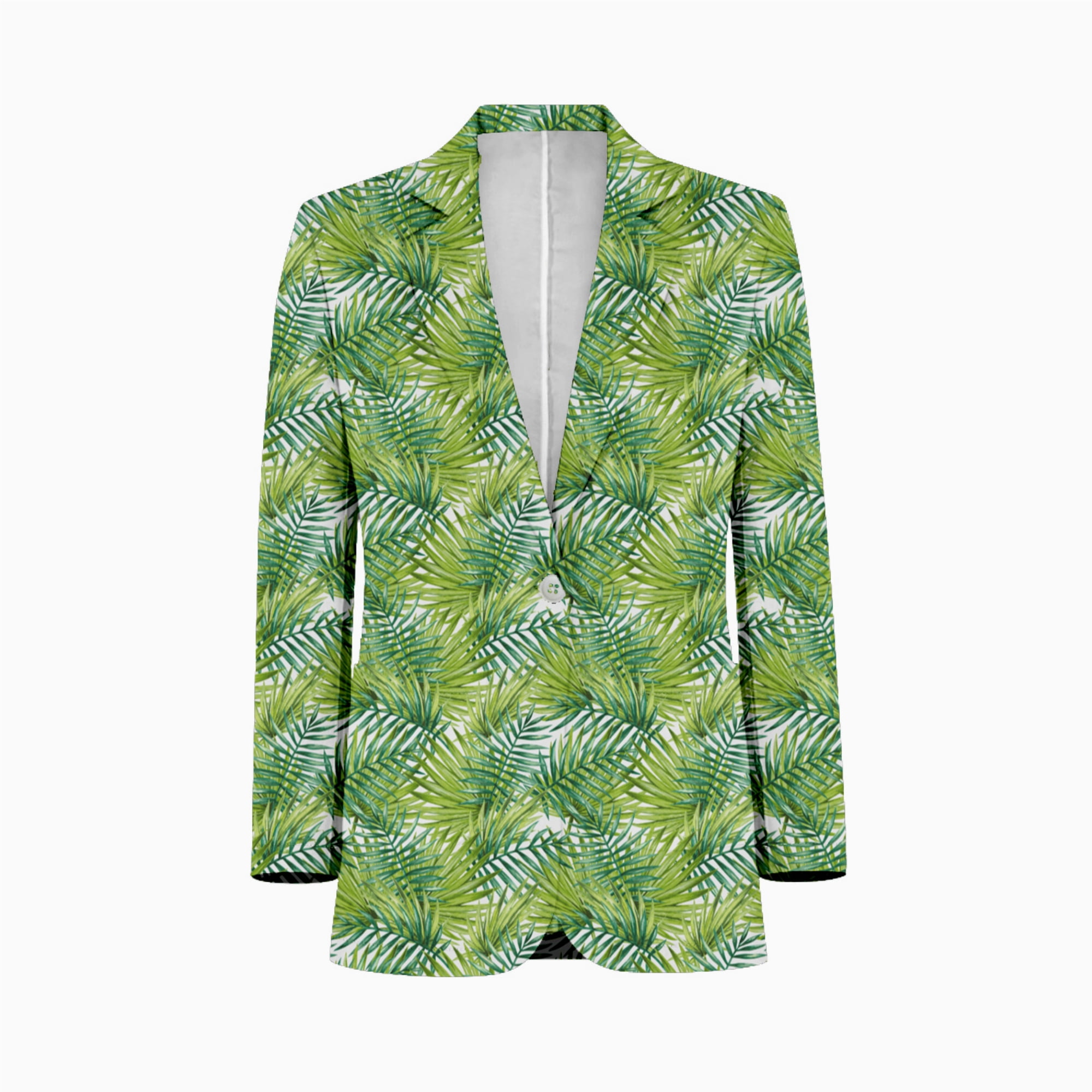 Palm pattern Mens Suits Shawl Collar Slim Fit Suit Mens Groom Jacket ...