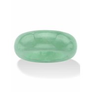 PalmBeach Jewelry Genuine Jade and Peridot, Garnet and White Topaz 3-Piece Ring Set in 10k ...