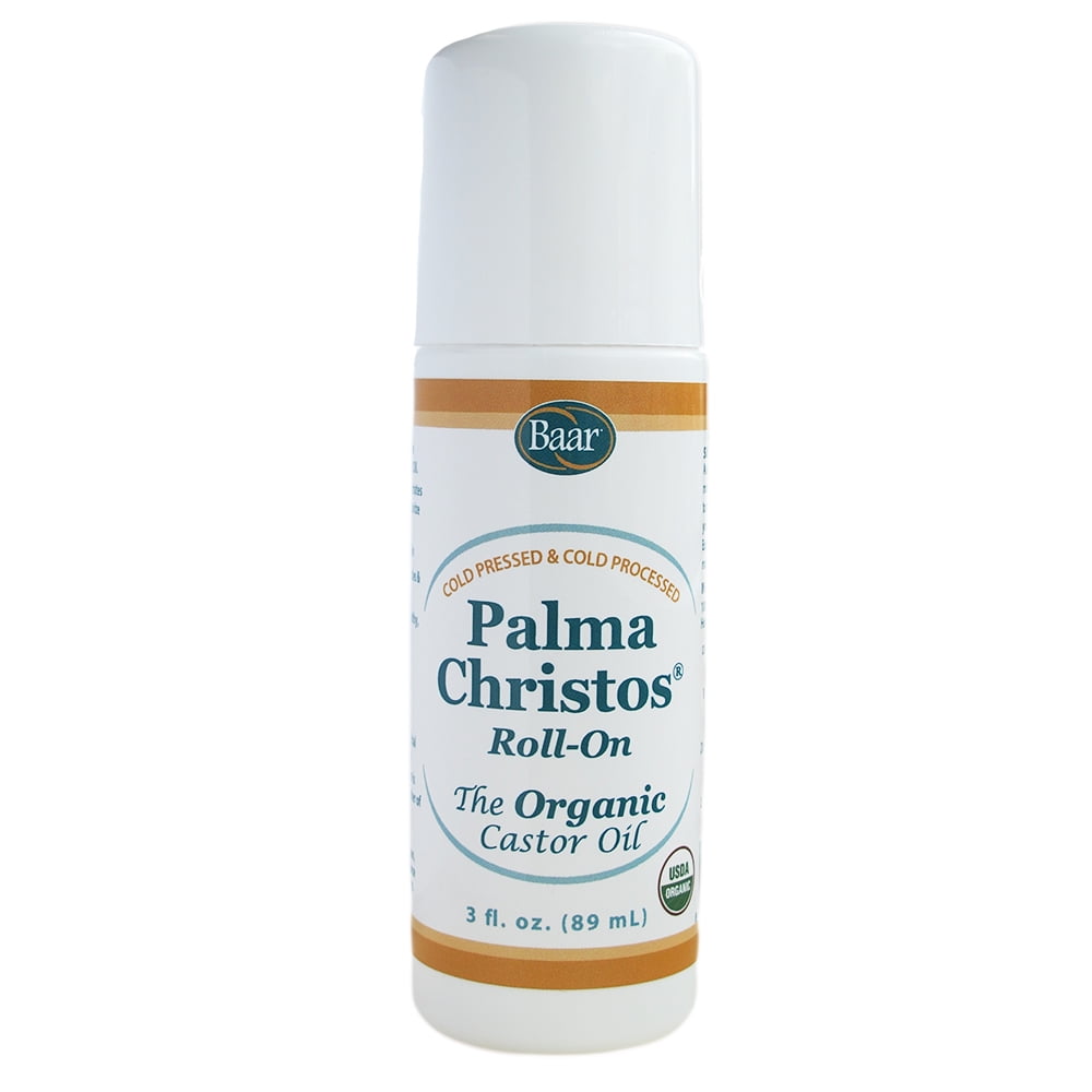 Palma Christos Organic Castor Oil - Roll On - 3 oz - Cold Pressed ...